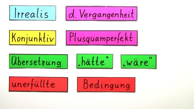 Irrealis der Vergangenheit erklärt inkl. Übungen